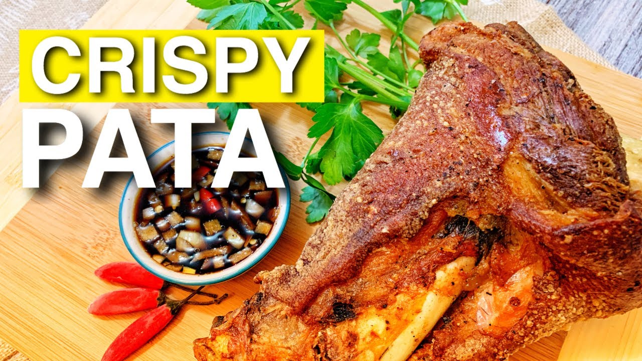 CRISPY PATA | EASY WAY TO COOK WITHOUT TOO MUCH OIL SPLATTER - YouTube
