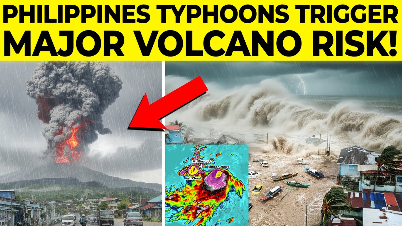 1 MINUTE AGO: Twin Super Typhoons AWAKEN Volcanoes in the Philippines ...