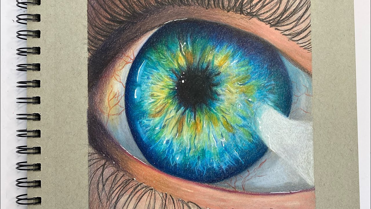 Realistic Eye Drawing | Timelapse - YouTube