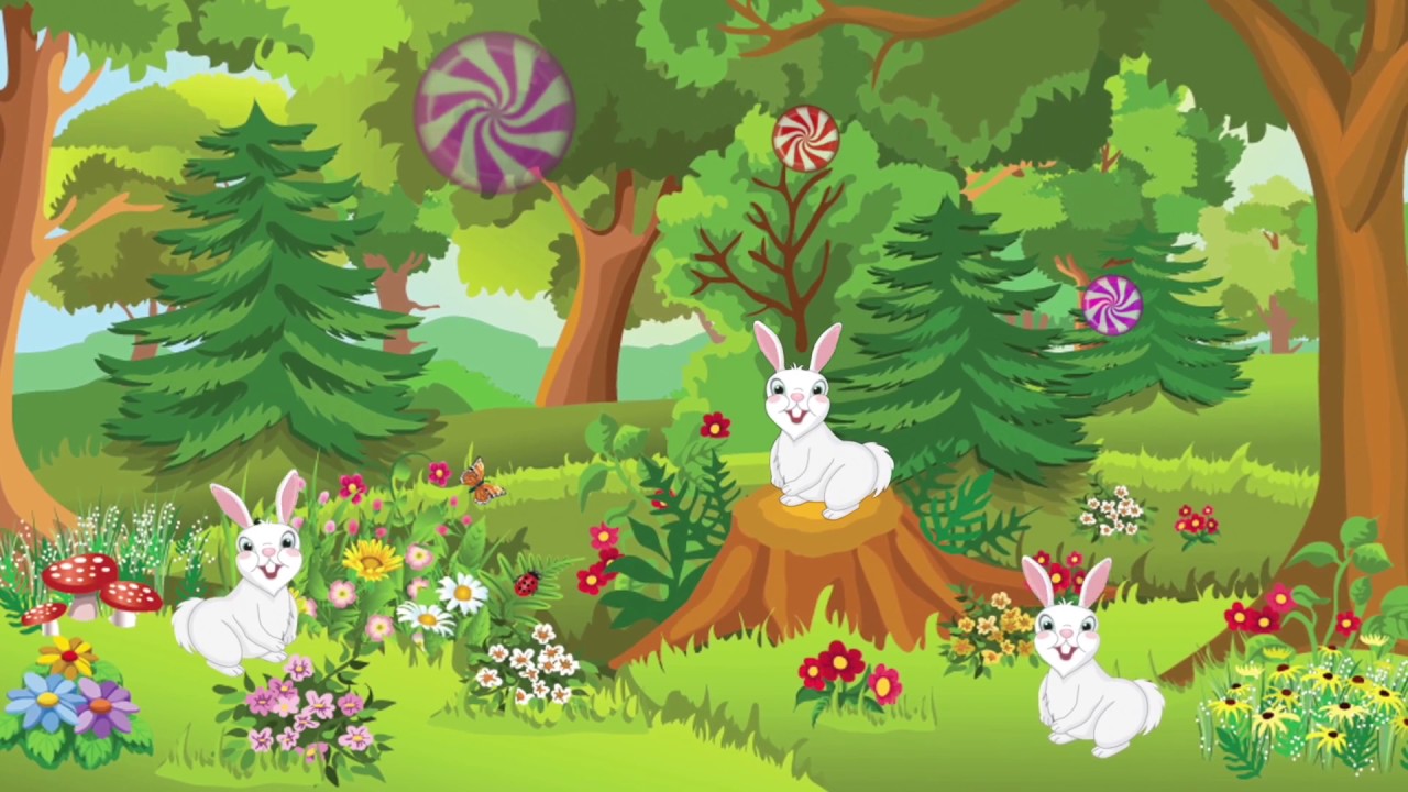 Little Bunny Song (Preschool) | English Songs | Cartoon And Animated ...
