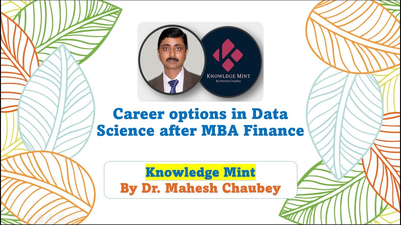 Career options in Data Science after MBA Finance - YouTube
