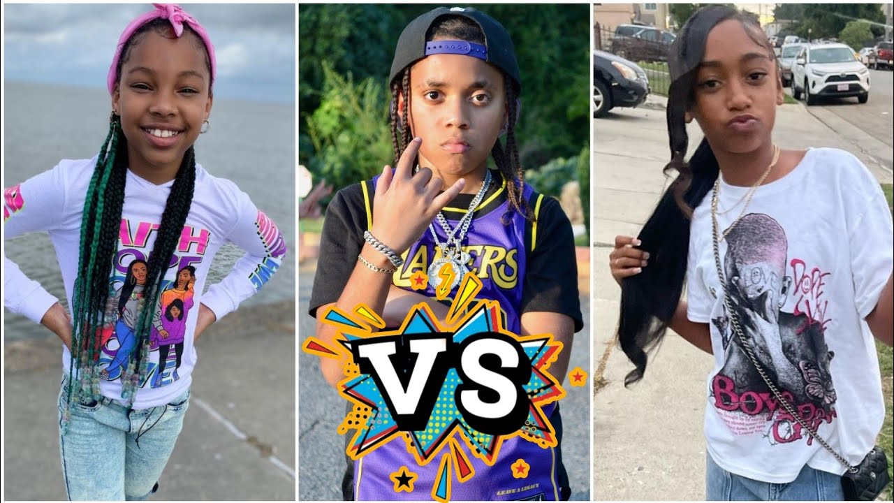 Kd Da Kid (The Lit Family) VS Jayah (OfficialTsquadTV) VS Amyah Bennett ...