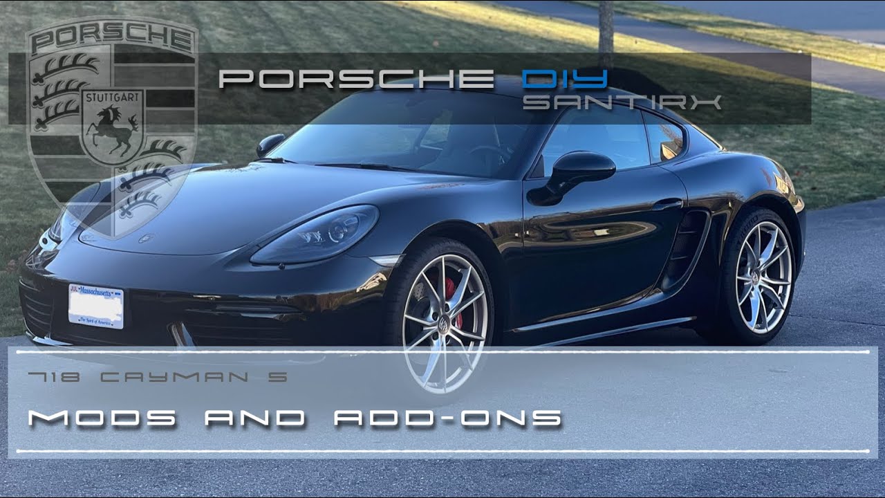 718 Cayman S Mods and Add Ons - YouTube