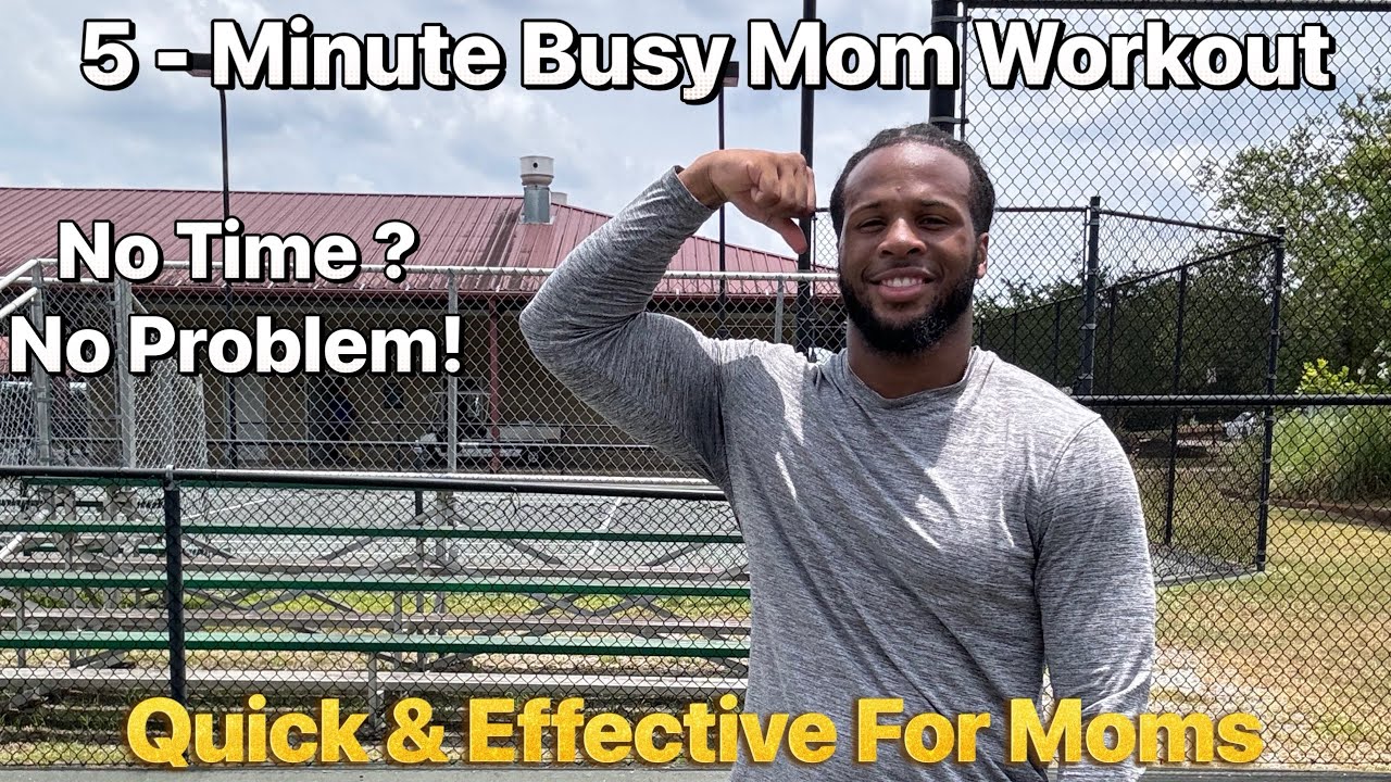 5-Minute Busy Mom Workout – Quick, Easy, and Effective! - YouTube