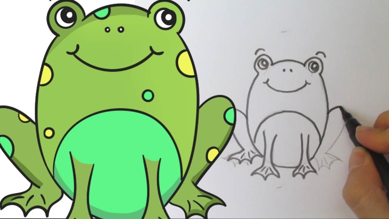 Cómo dibujar una rana - YouTube