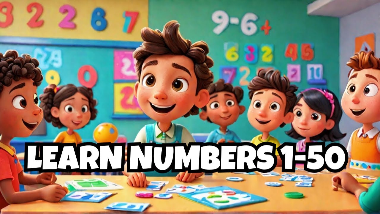 Learn Numbers 1 to 50 with Fun Counting Games for Kids | Preschool ...