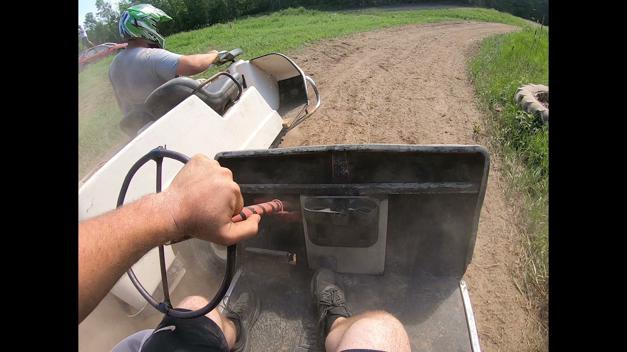 golf cart racing - YouTube