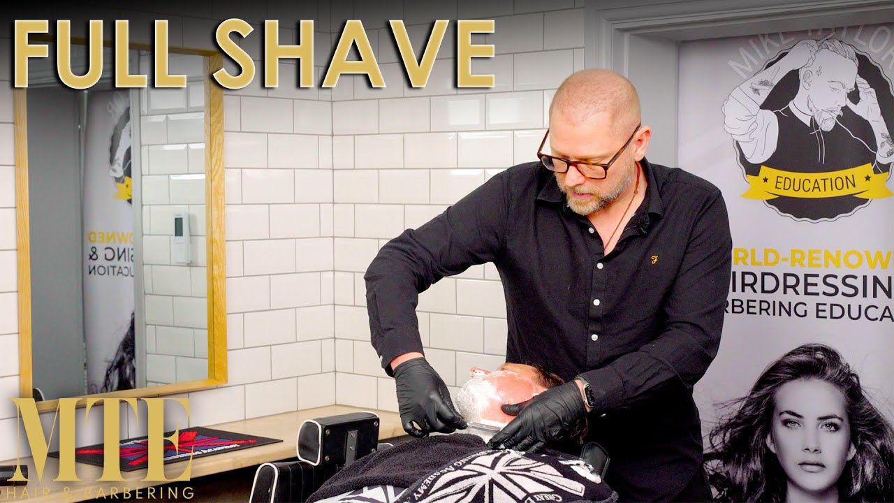 Shaving Tutorial - Barbering - YouTube