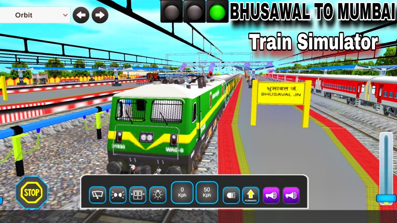 GAREEB RATH EXPRESS JOURNEY UNLIMITED TRAIN CROSSING GAME || BHUSAWAL ...