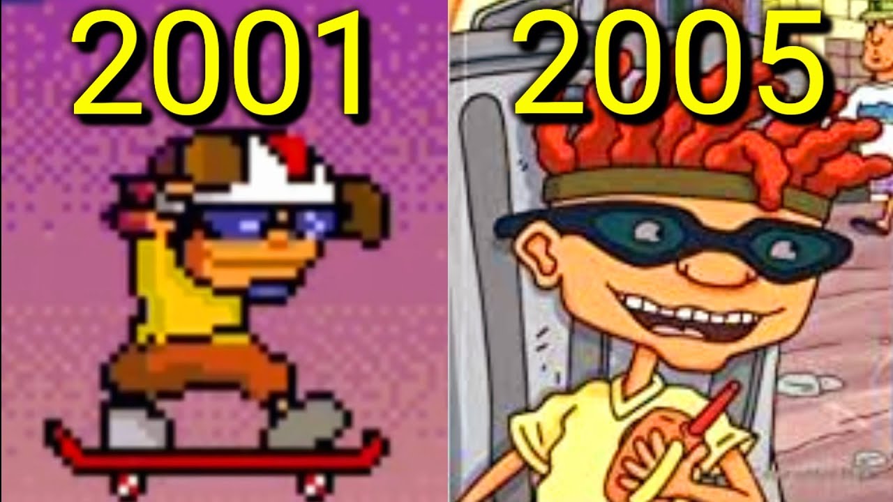 Evolution of Rocket Power Games 2001-2005 - YouTube