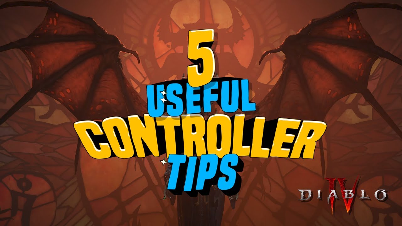 5 USEFUL Controller TIPS For DIABLO 4 - YouTube