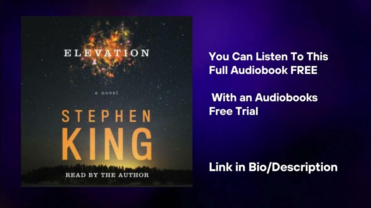Elevation WRITTEN BY Stephen King Audiobook Summary - YouTube