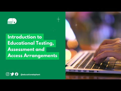 Free Introduction to Educational Testing, Assessment and Access ...