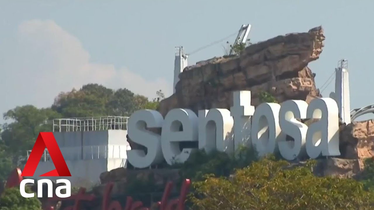 Sentosa, RWS to deploy solar panels at 18 sites - YouTube