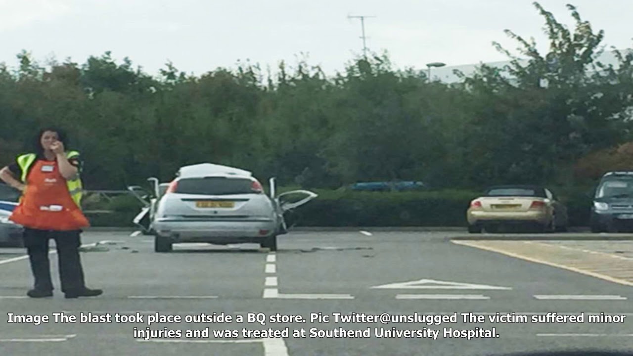 Air freshener causes car to explode outside es b&q - YouTube