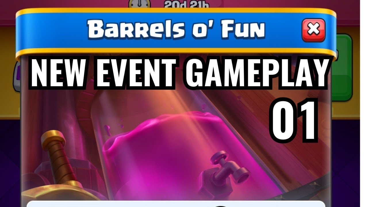 BEST DECK FOR BARRELS O' FUN : CLASH ROYALE BRAND NEW EVENT - YouTube