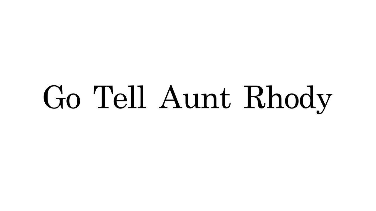 Go Tell Aunt Rhody (piano part -practice ver.) Suzuki Violin School 1 ...