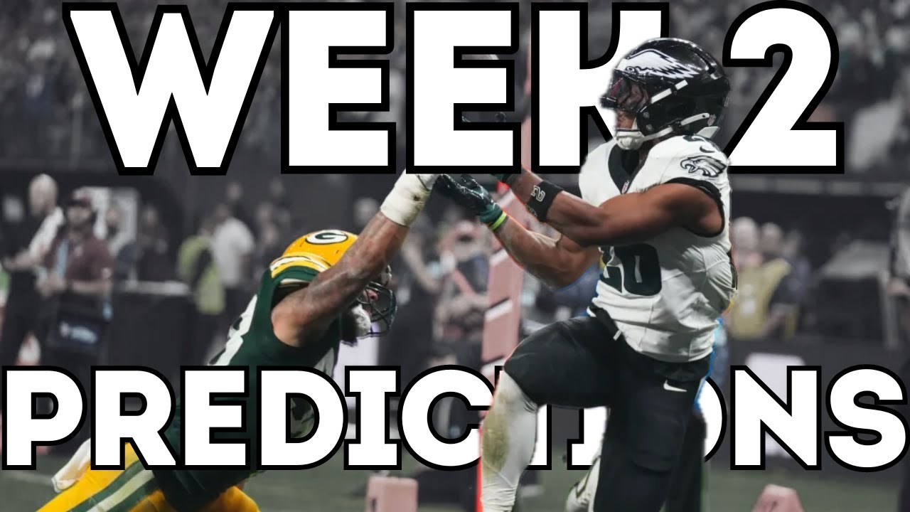 NFL Week 2 Predictions: Key Matchups, Predictions, and Players to Watch ...