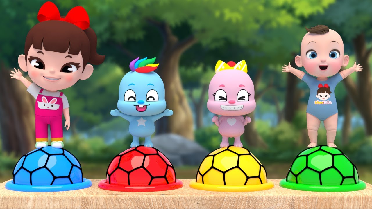 Color Wheels On The Bus Song! | Nursery Rhymes | Baby & Kids Songs ...