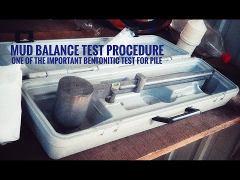 Mud Balance Test Procedure | Standard Test Method for Bentonitic ...