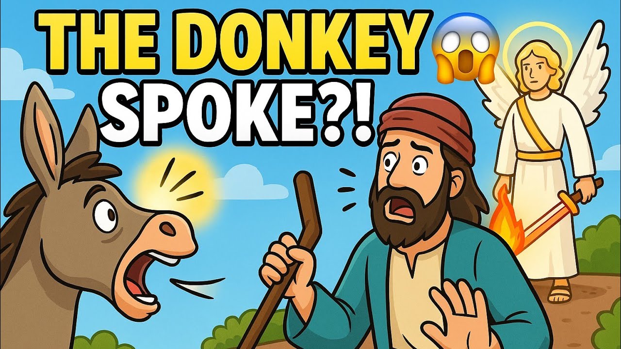 “😂 The Talking Donkey That Outsmarted a Prophet — God Used a Donkey to ...