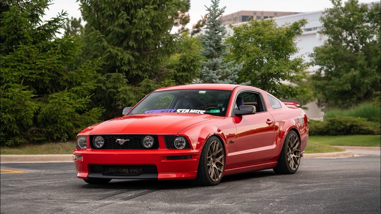 Nighttime Drive In A S197 3V Mustang (chill cruise) - YouTube
