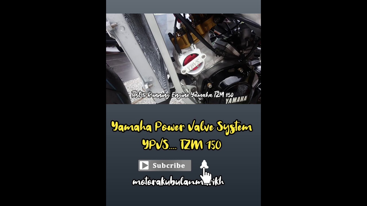Yamaha Power Valve System (YPVS) TZM 150 #Shorts - YouTube