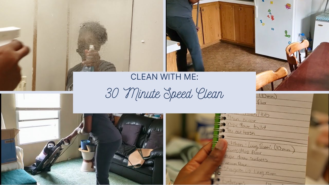 *New* Clean With Me: 30-Minute Speed Clean - YouTube