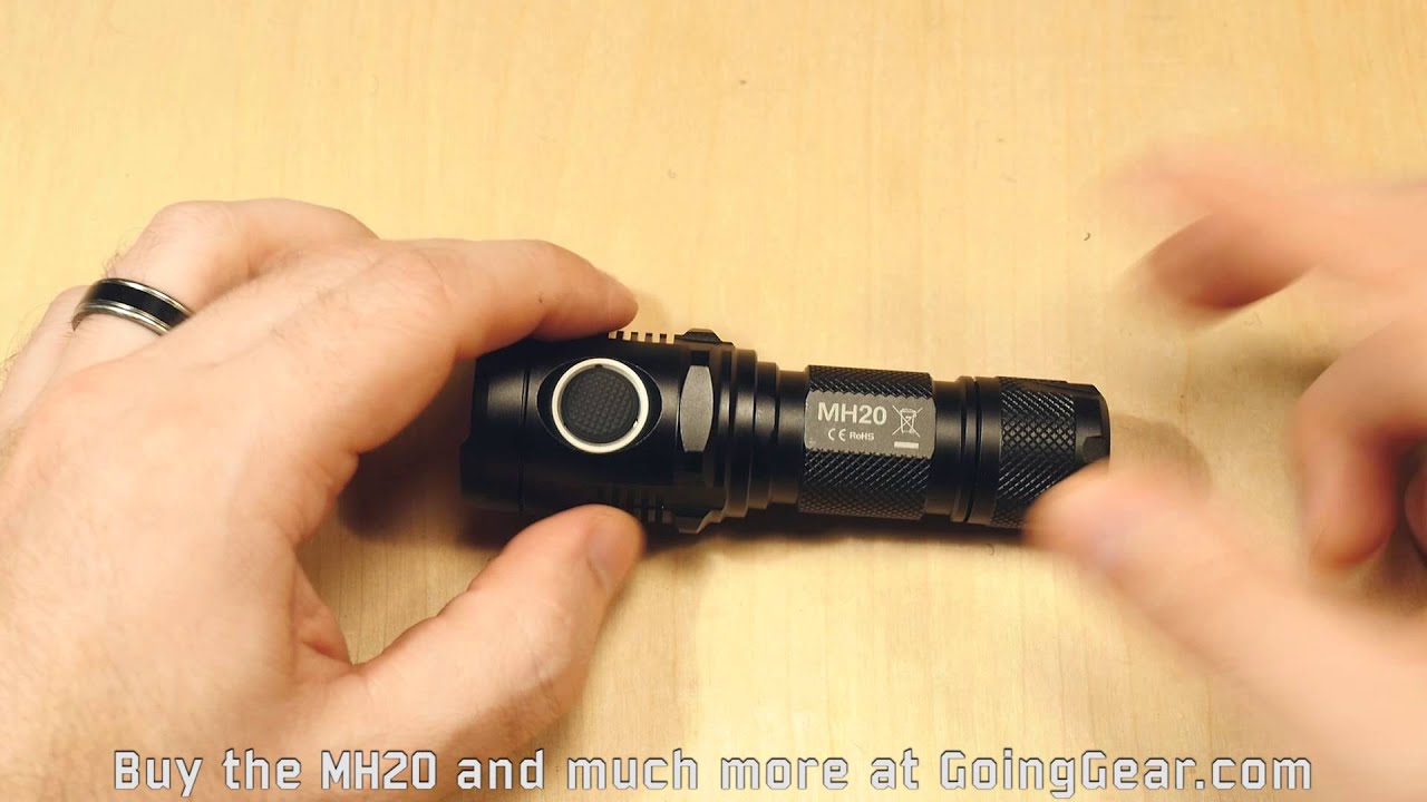 Nitecore MH20 1000 Lumen LED Flashlight Quick Review - YouTube