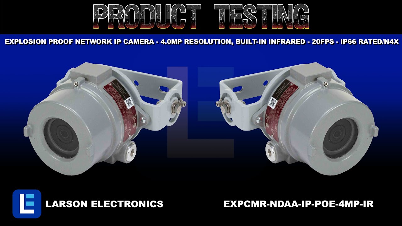 Explosion Proof Network IP Camera - 4.0MP Resolution, Built-in Infrared ...