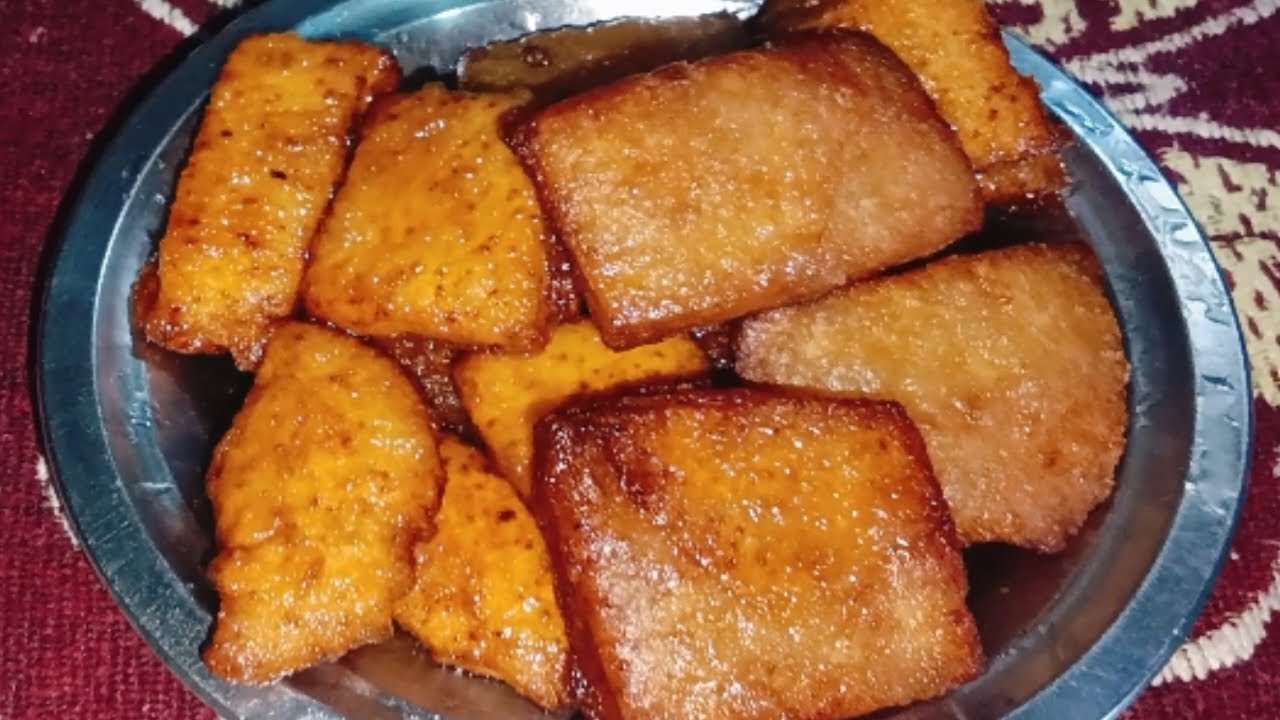 রসালো এবং নরম তুল তুলে ভাজা মিষ্টির রেসিপি vaja misty recipe. - YouTube