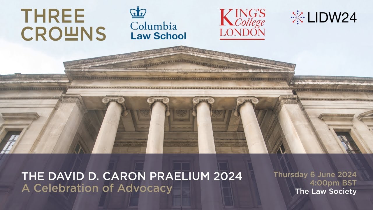 The David D. Caron Praelium 2024 - YouTube