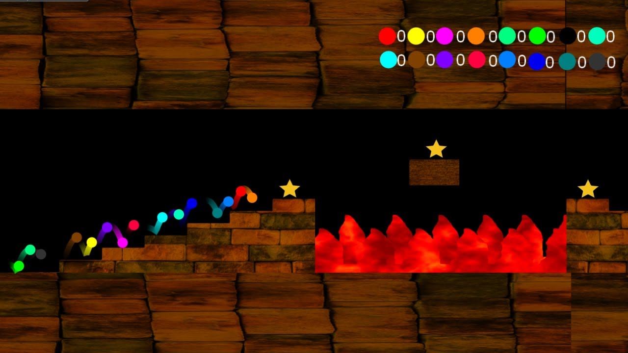 Collect the Stars - Marble Race in Algodoo - YouTube