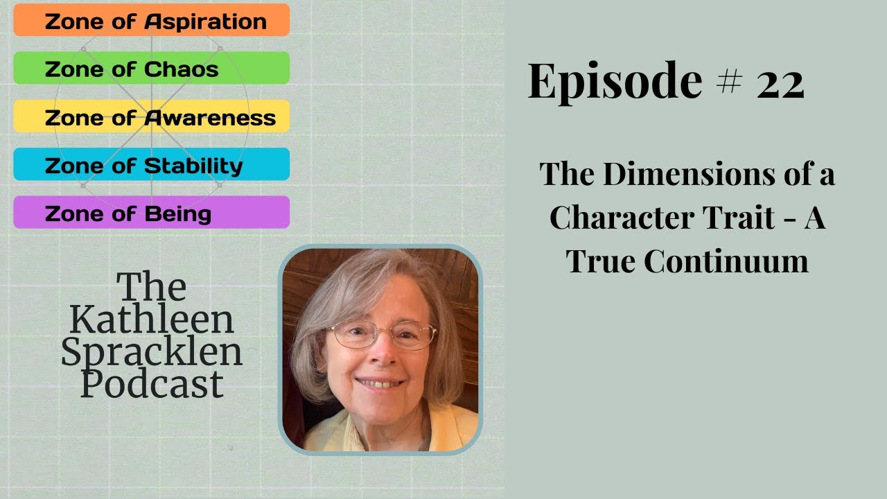 Dimensions of a Character Trait - a True Continuum - YouTube