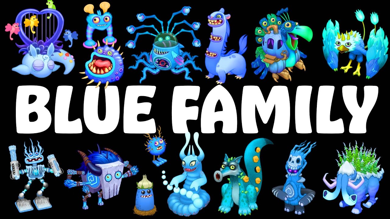 All Blue Monsters in My Singing Monsters | All Sounds & Animations ...