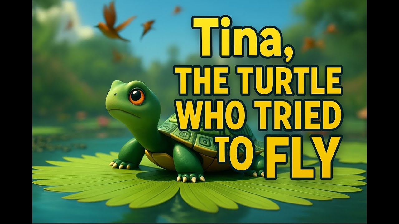 “Tina, the Turtle Who Dared to Fly 🐢 | Inspiring Animated Story for ...