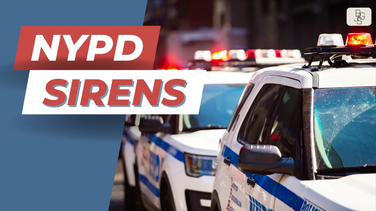 Police Siren in New-York City | Authentic NYPD Sound Effect - YouTube