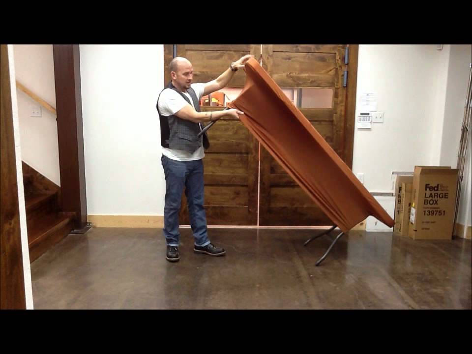 KULE Designs 6' and 8' Buffet Table Cover Installation Video - YouTube