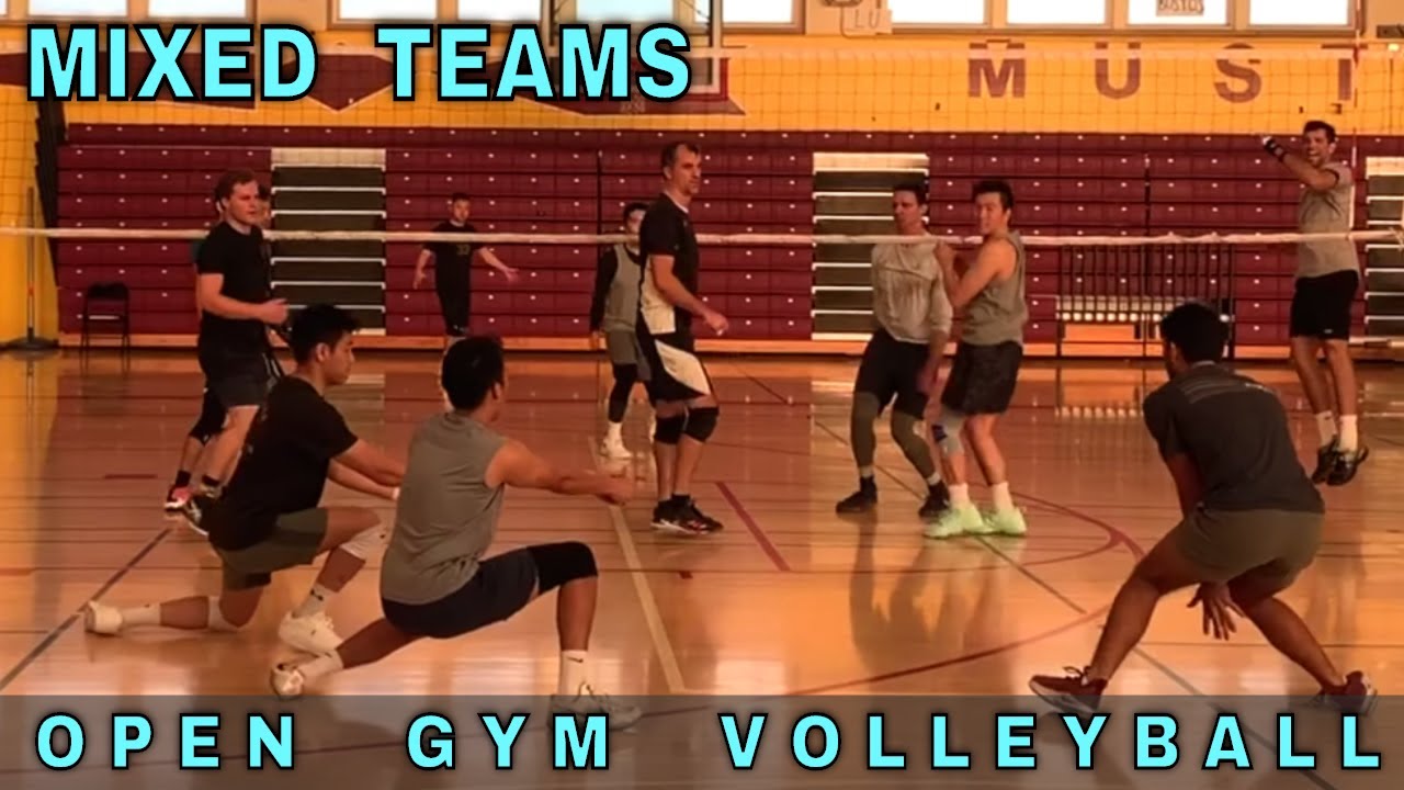 Mixed Teams | Open Gym Volleyball (3/1/20) PART 2 - YouTube