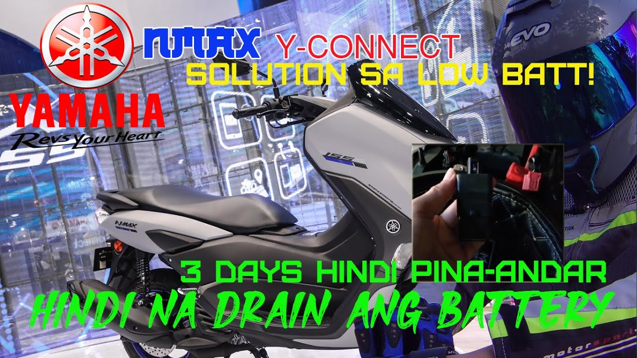 NMAX Y-CONNECT SOLUTION ON BATTERY DISCHARGE - YouTube
