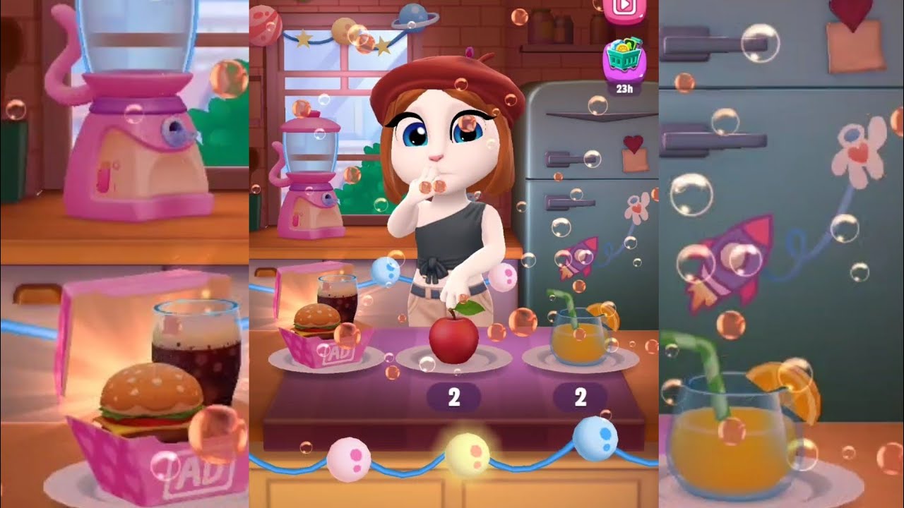talking Angela 2 || episode 4 Angela dressings up | music concert || # ...