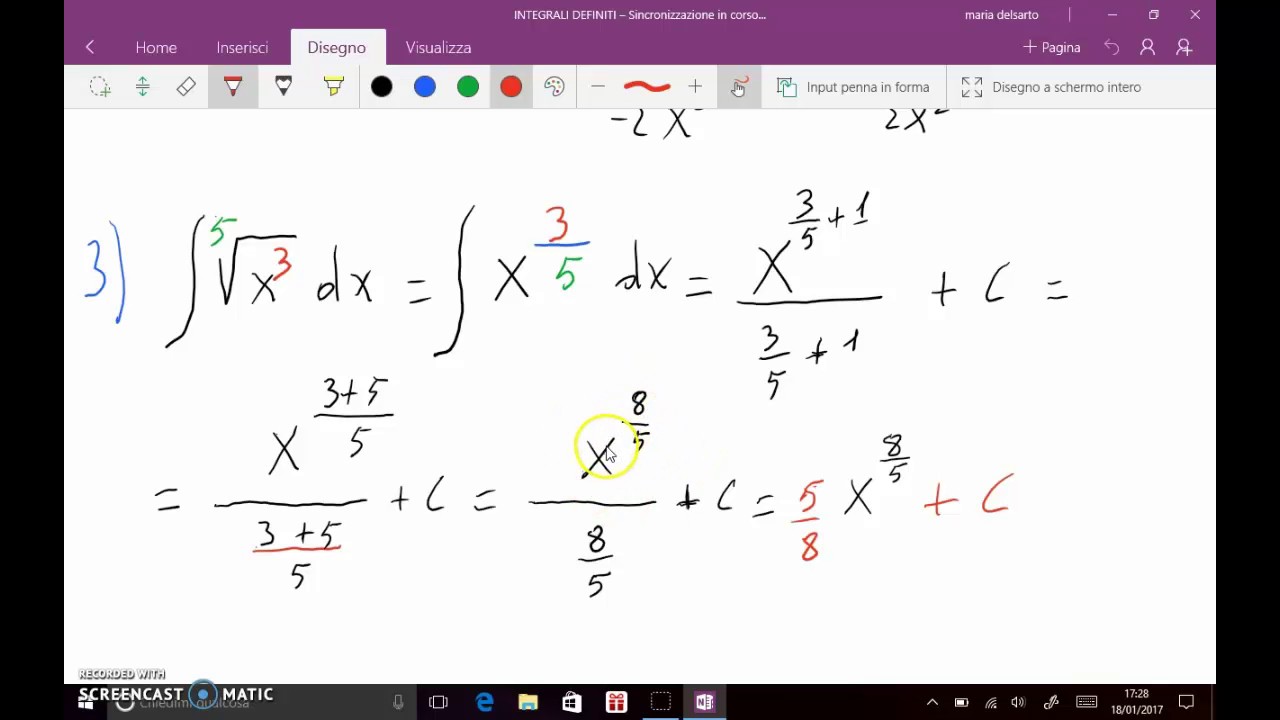 integrale di x alla alfa - YouTube