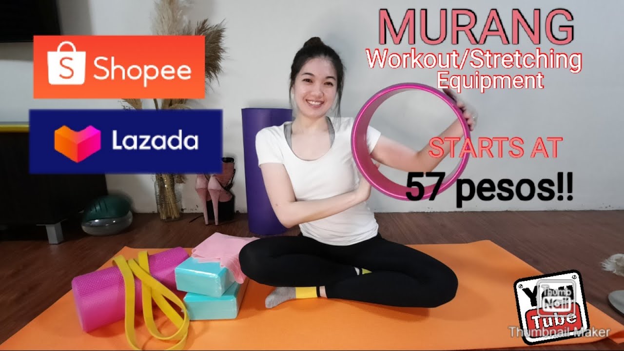 Shopee Lazada Haul Workout/Stretching Equipment - YouTube