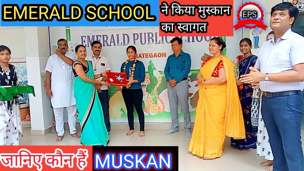 Welcome of Muskan in our school (EPS SCHOOL) - YouTube