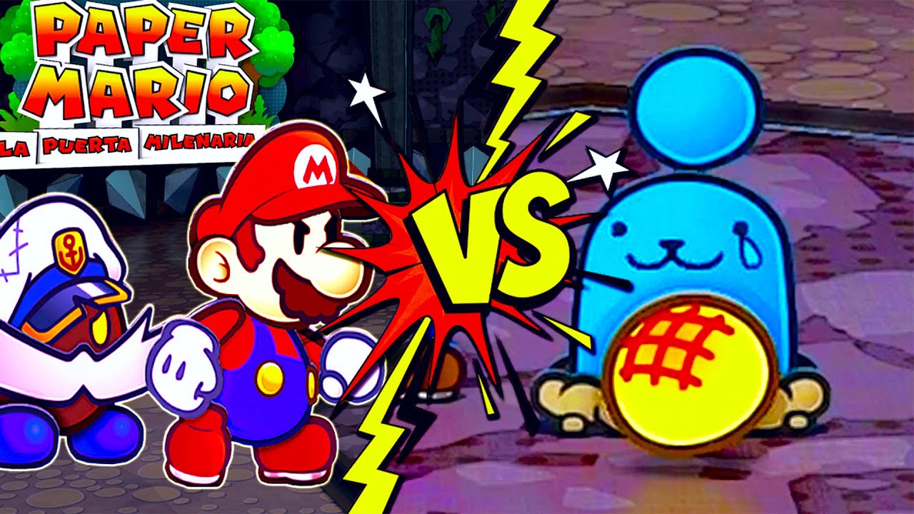 Batalla contra Guaka (Whacka) | Paper Mario: La Puerta Milenaria ...