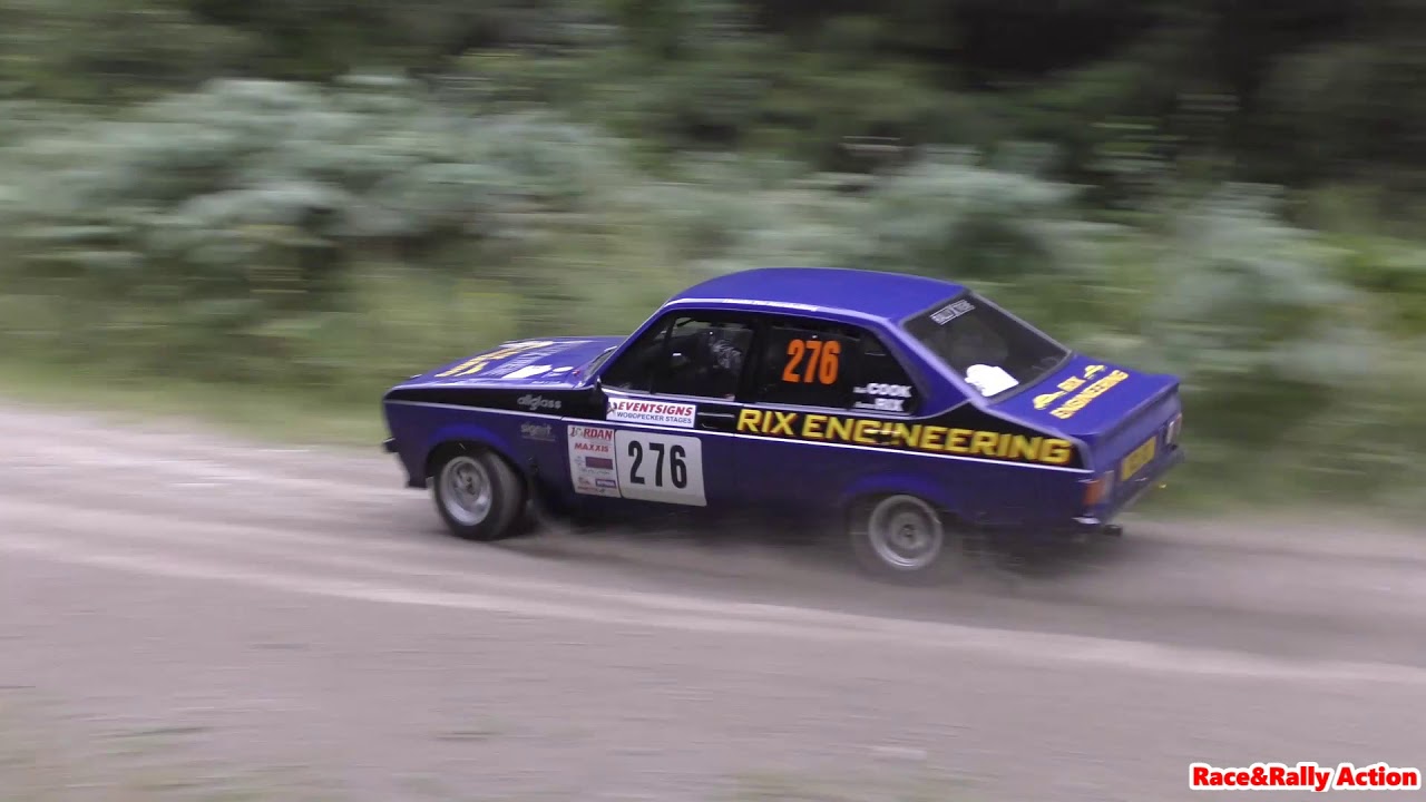 Woodpecker Rally 2019 - Aaron Rix/Rob Cook - Ford Escort MK2 - YouTube