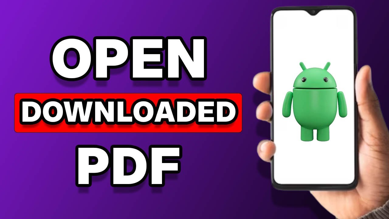 How To Open Downloaded PDF File In Android YouTube How To Open Downloaded PDF File In Android YouTube