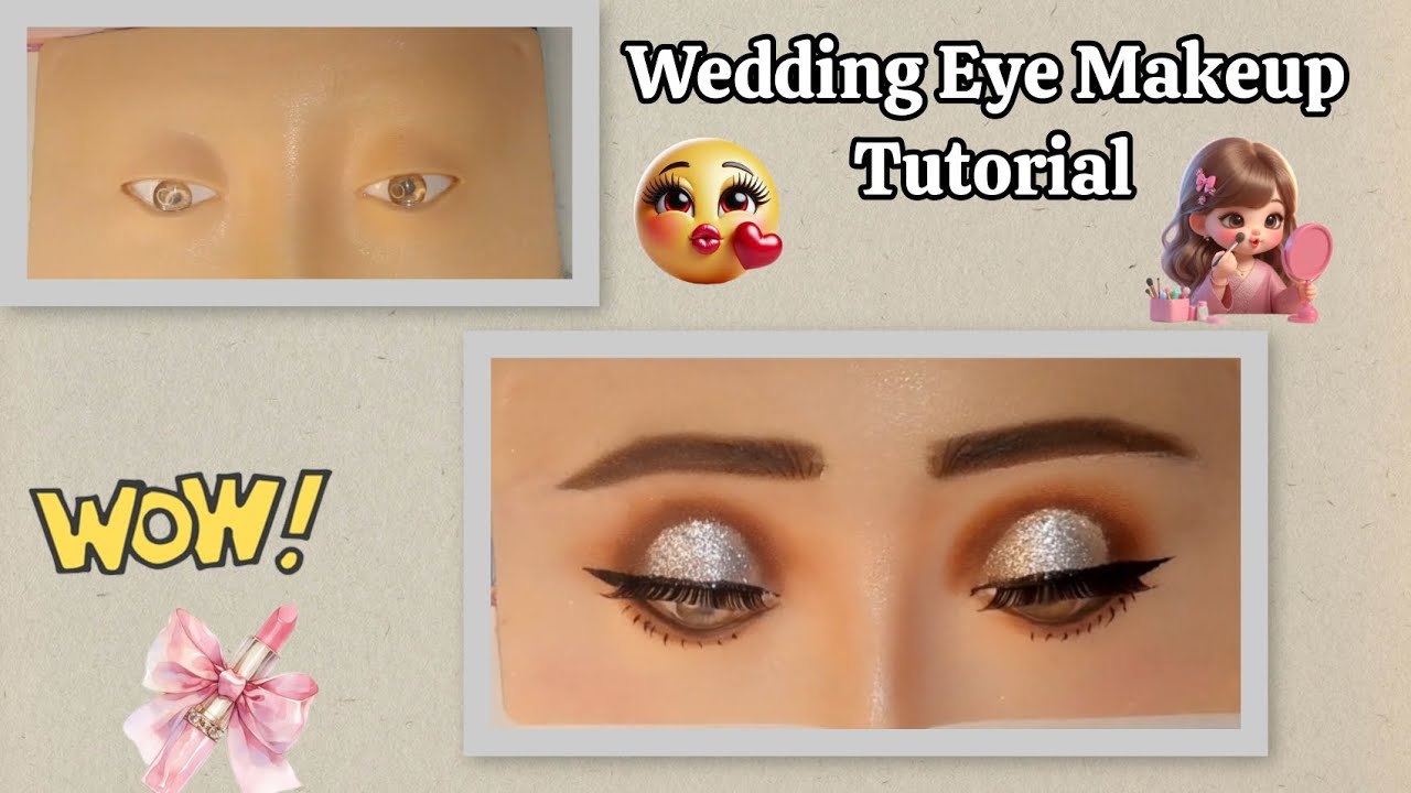 Wedding Eye Makeup Tutorial #weddingeyemakeup #tutorial #eyemakeup # ...