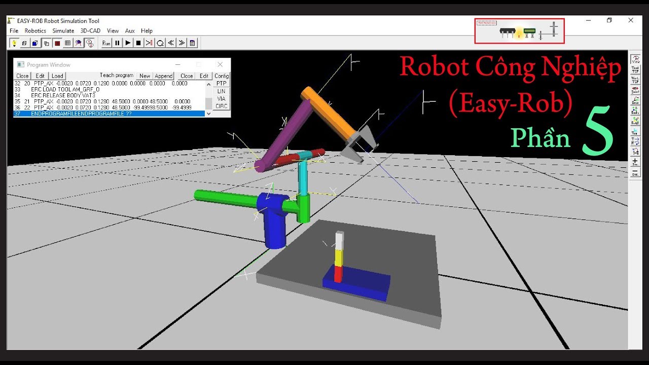 Robot Công Nghiệp (Easy-Rob) - Phần 5 - YouTube