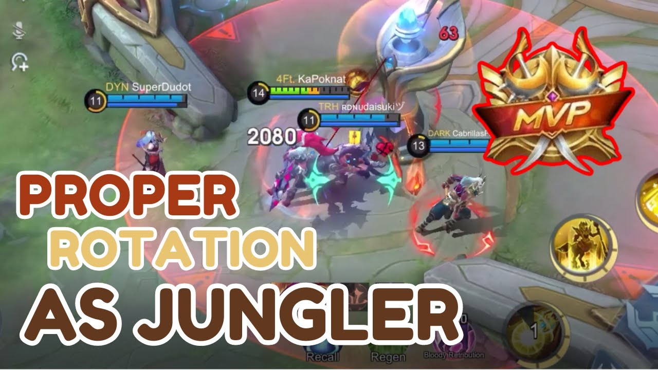 How To Rotate Properly In The Map As A Jungler | Mobile Legends ...